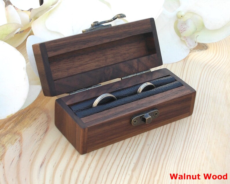 Rustic Ring Bearer Box Reclaimed Wood Ring Box Wood Ring Box - Etsy