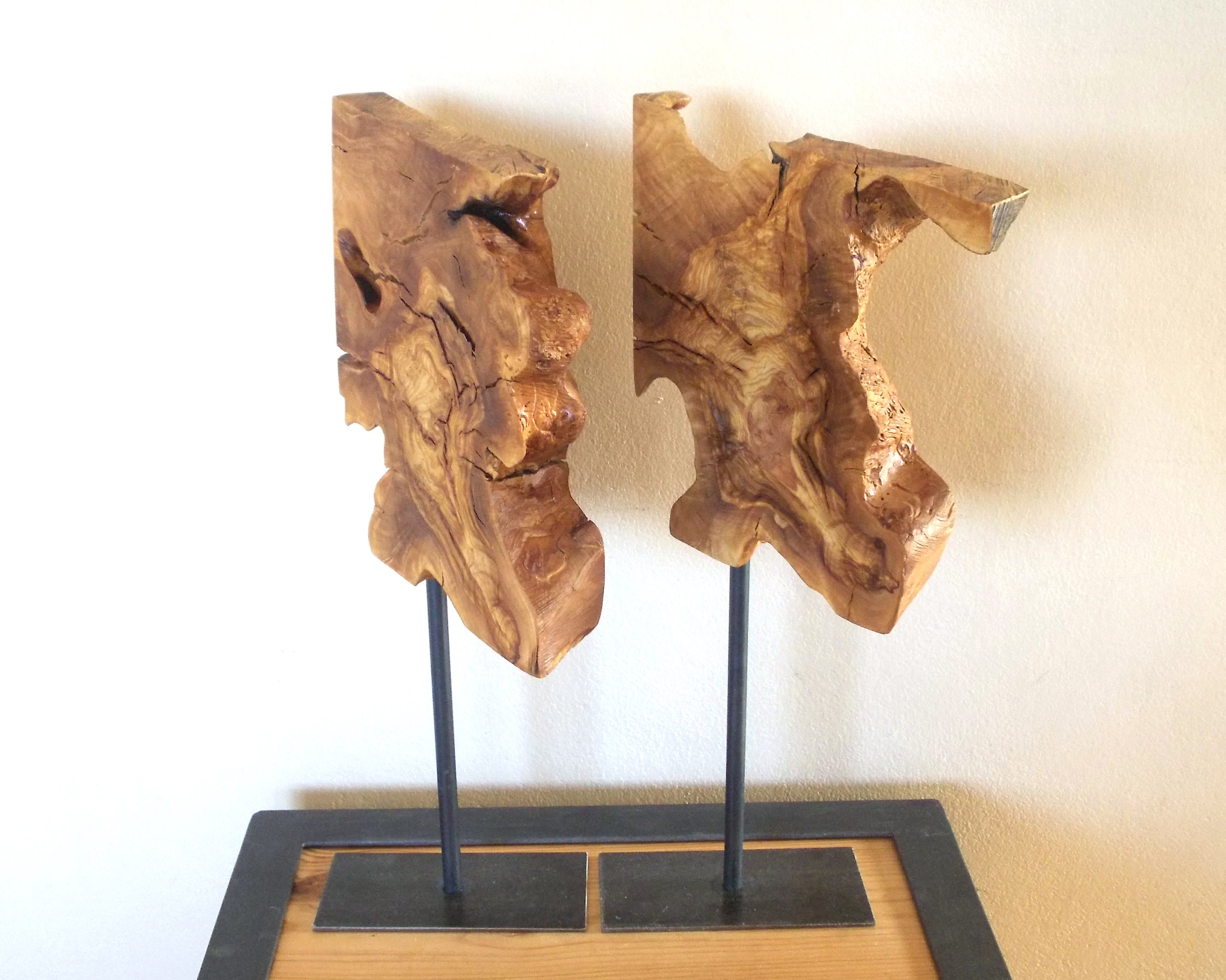 Sculpture Wood Art tabletop sculpture tabletop art wood art | Etsy