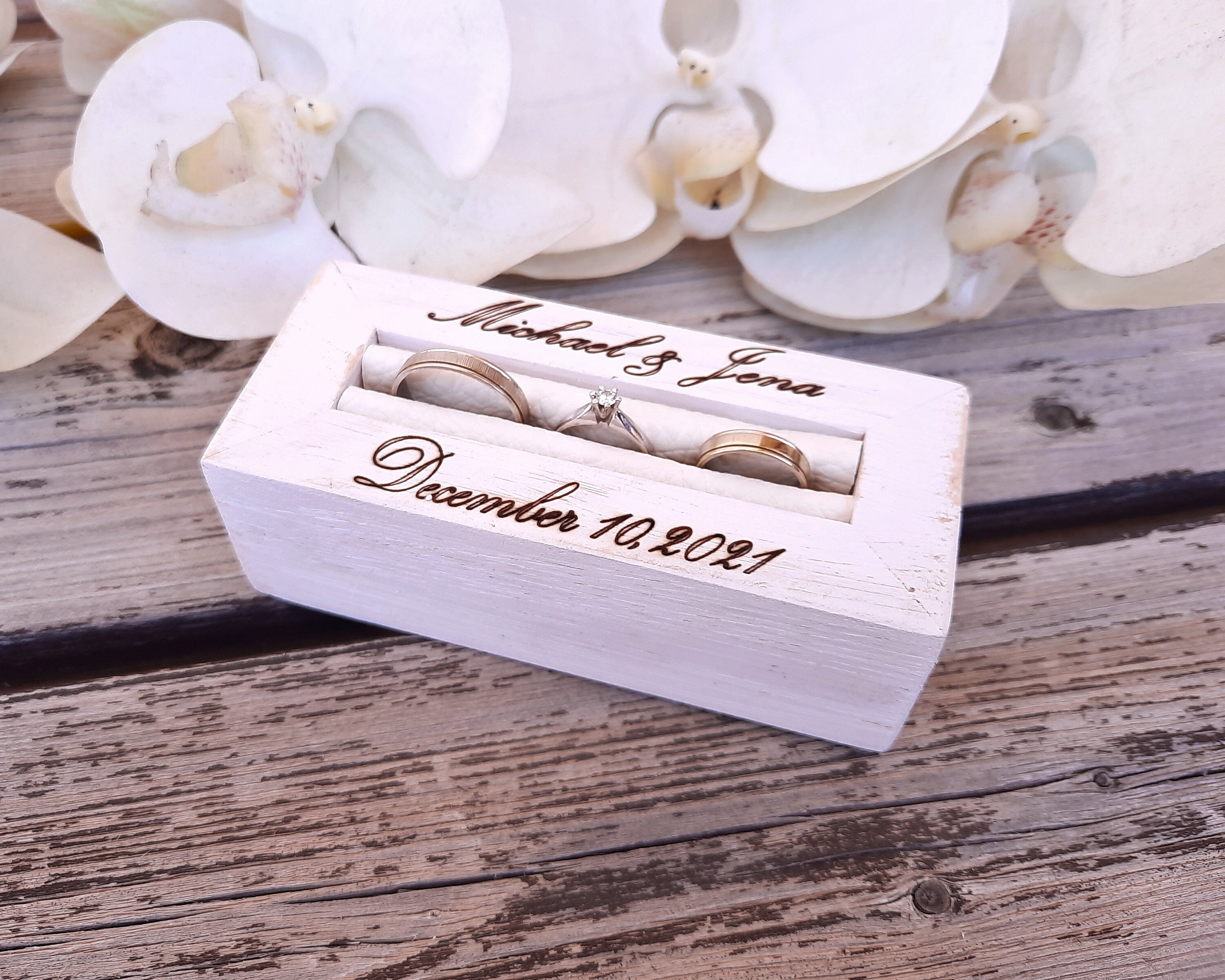 Rustic ring bearer box reclaimed wood ring box wood ring box | Etsy