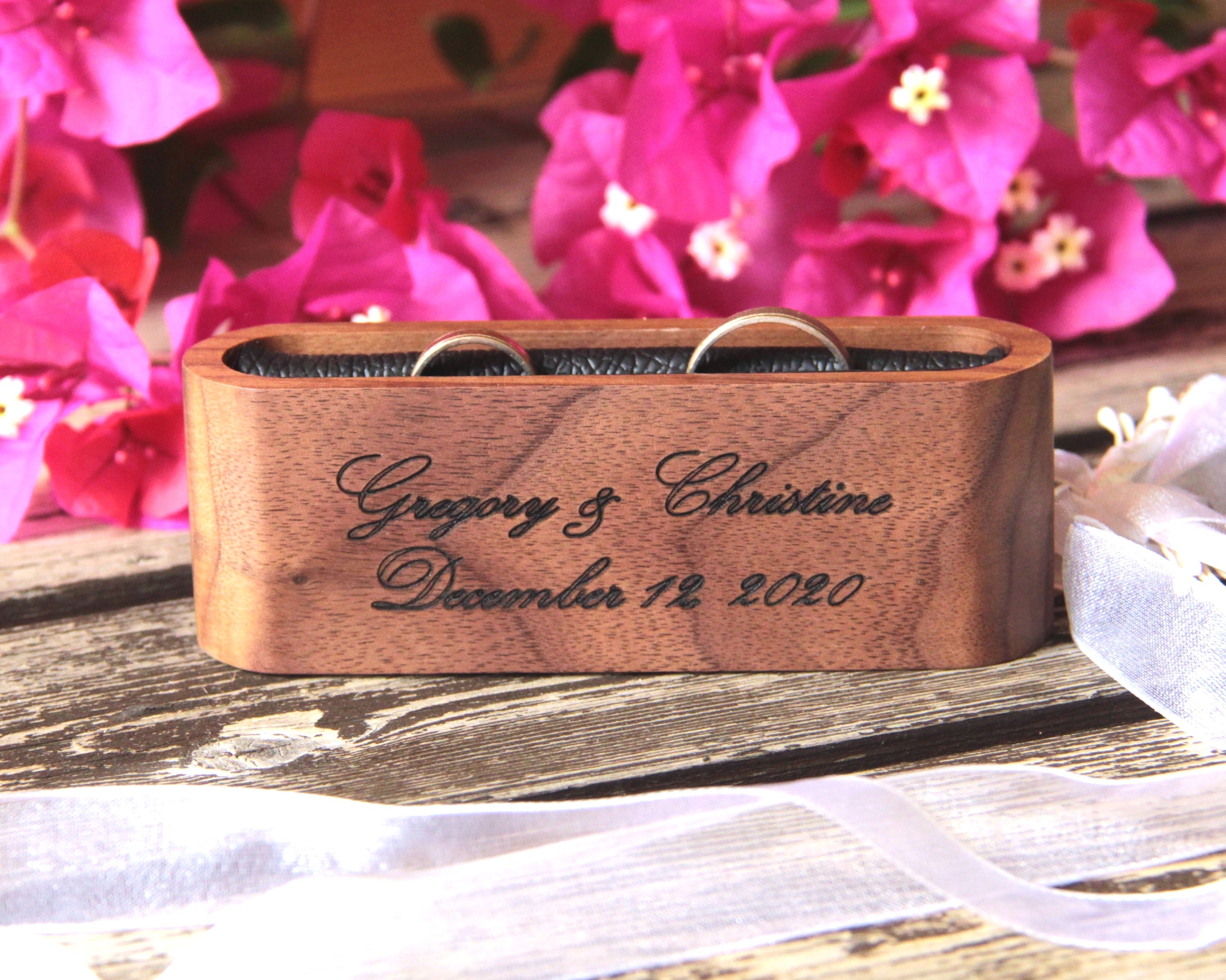 Rustic ring bearer box reclaimed wood ring box wood ring box | Etsy