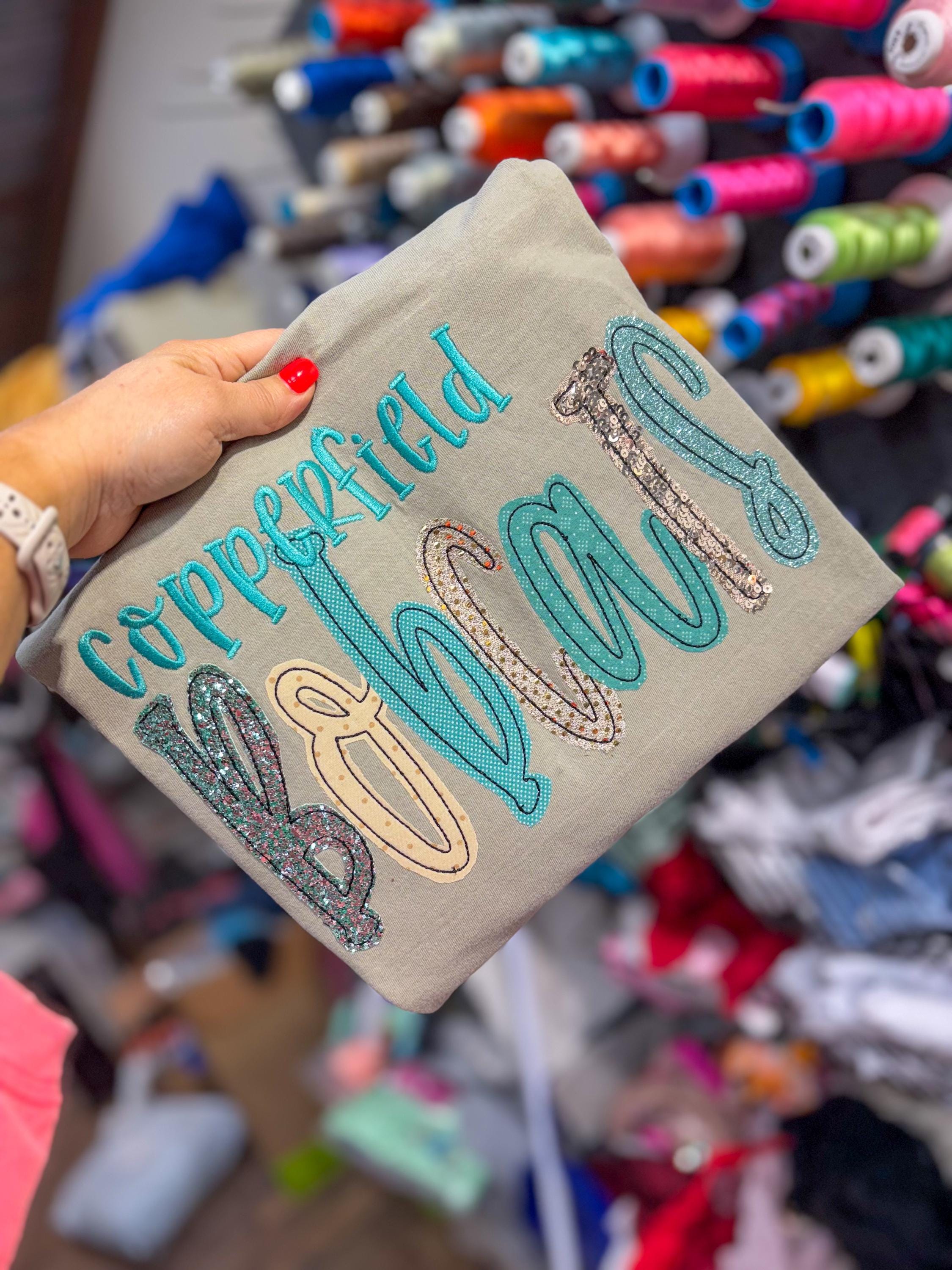 Custom Bling School Spirit Tees- Sequins- Fun Prints. - Etsy