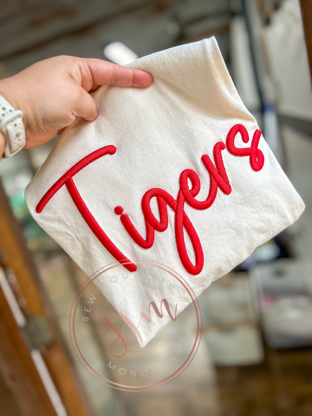 3D Puff Monogram Completely Customizable Comfort Colors, Mascot, Name ...