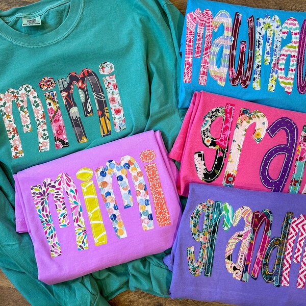 Applique Tshirt - Etsy