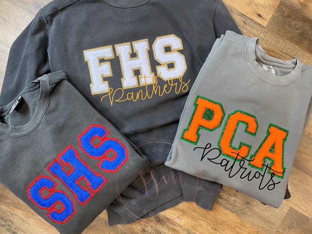 Custom Applique Patch Sweatshirts - Etsy