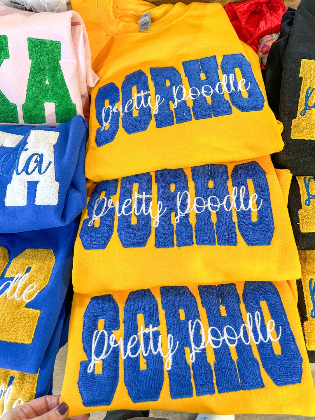 Custom Applique Patch Sweats- Unisex Sizing - Etsy
