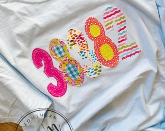 Zip Code OR Area Code Appliqued Tee Sizing Tee Home Sweet | Etsy