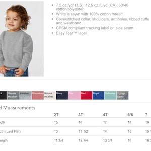 Appliquéd Name Sweatshirt, Fleece- Toddler & Youth Sizing - Etsy