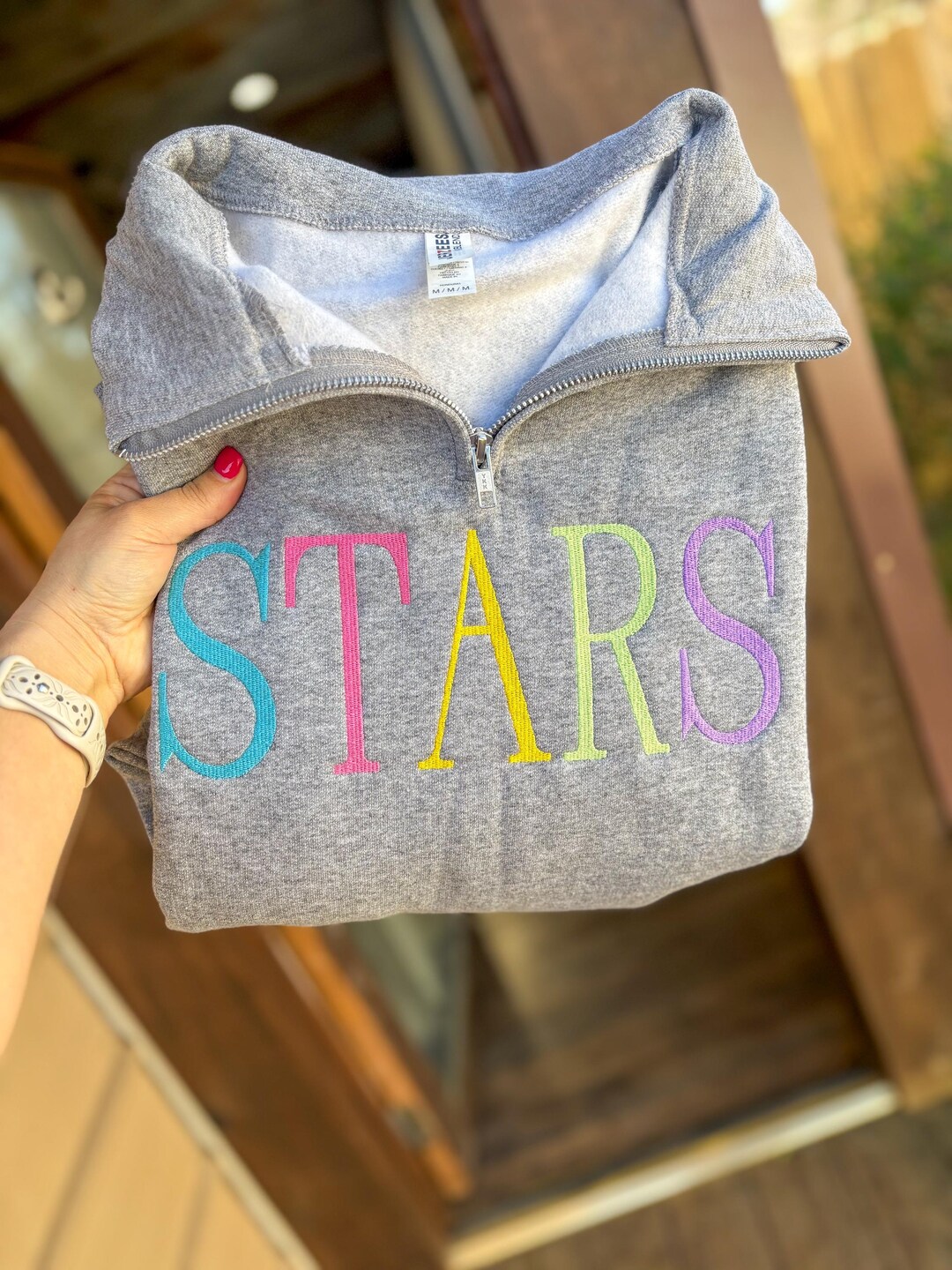 Fun Colors —school Mascot/team Colors Unisex 1/4 Zip - Etsy