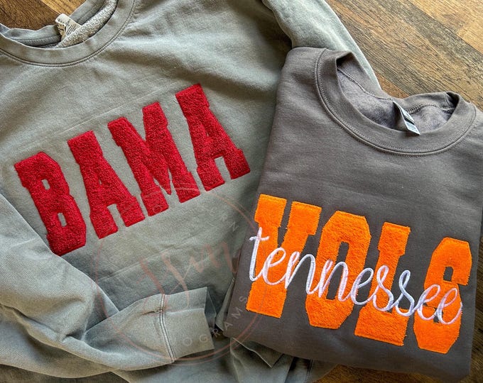 Custom Applique Patch Sweats Unisex Sizing - Etsy