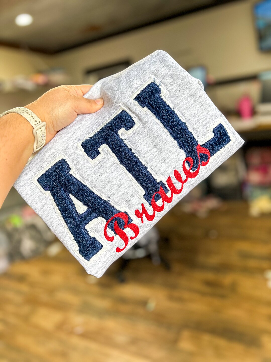 Custom Applique Patch Sweatshirts-- Customizable - Etsy