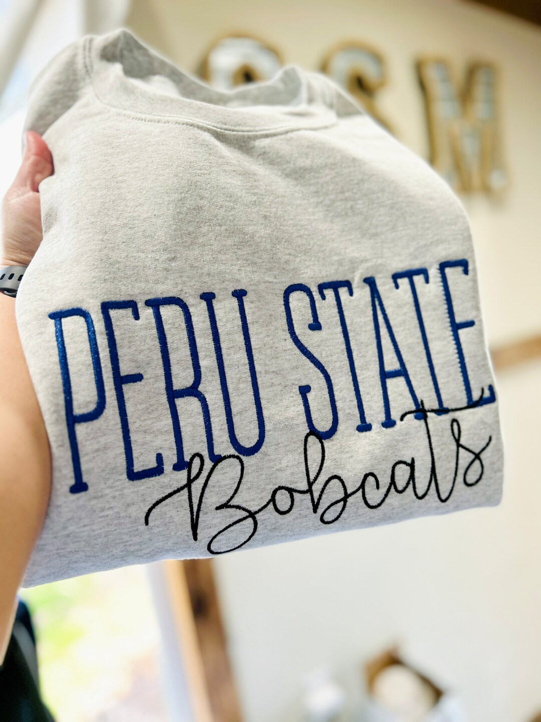 Monogram Custom School Mascot Sweatshirt-unisex Sizing - Etsy