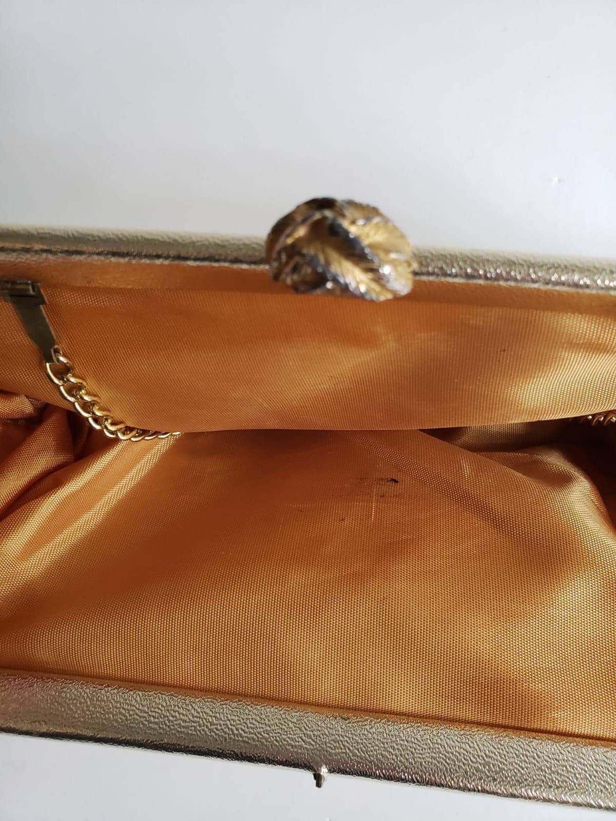 GOLD EVENING PURSE Vintage Metallic Gold Party Purse - Etsy