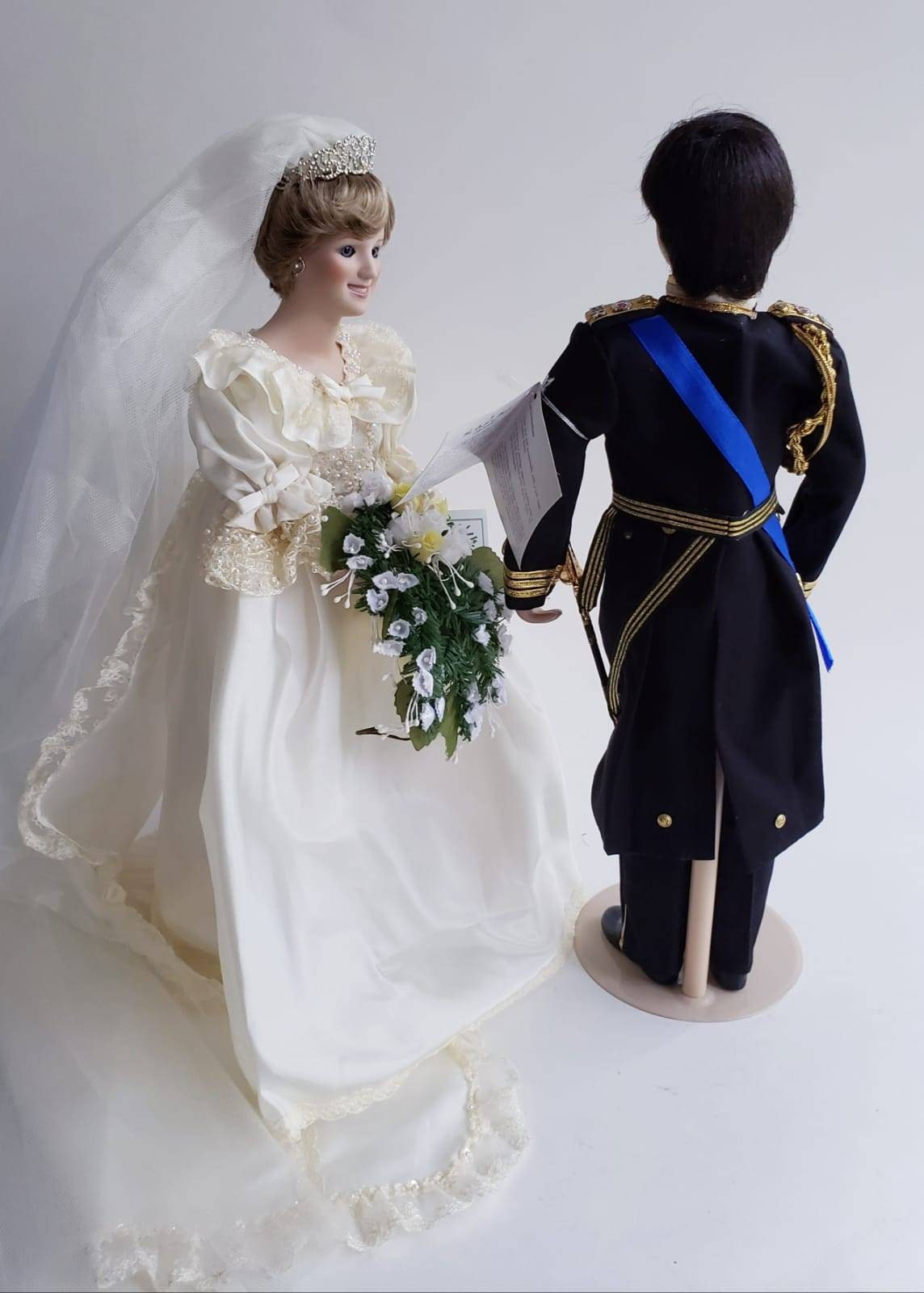 Prince Charles Bridegroom Doll and Princess Diana Bride Doll, THE ...