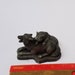 Michael Ricker Pewter Mother and Baby Wolfs Figurine, Michael Ricker ...