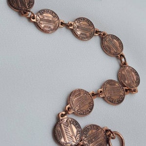 Copper Mini-penny Bracelet - Etsy