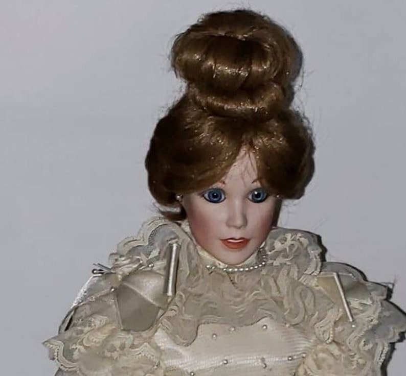 Tall Porcelain Doll A PORTRAIT of INNOCENCE Porcelain Bride - Etsy