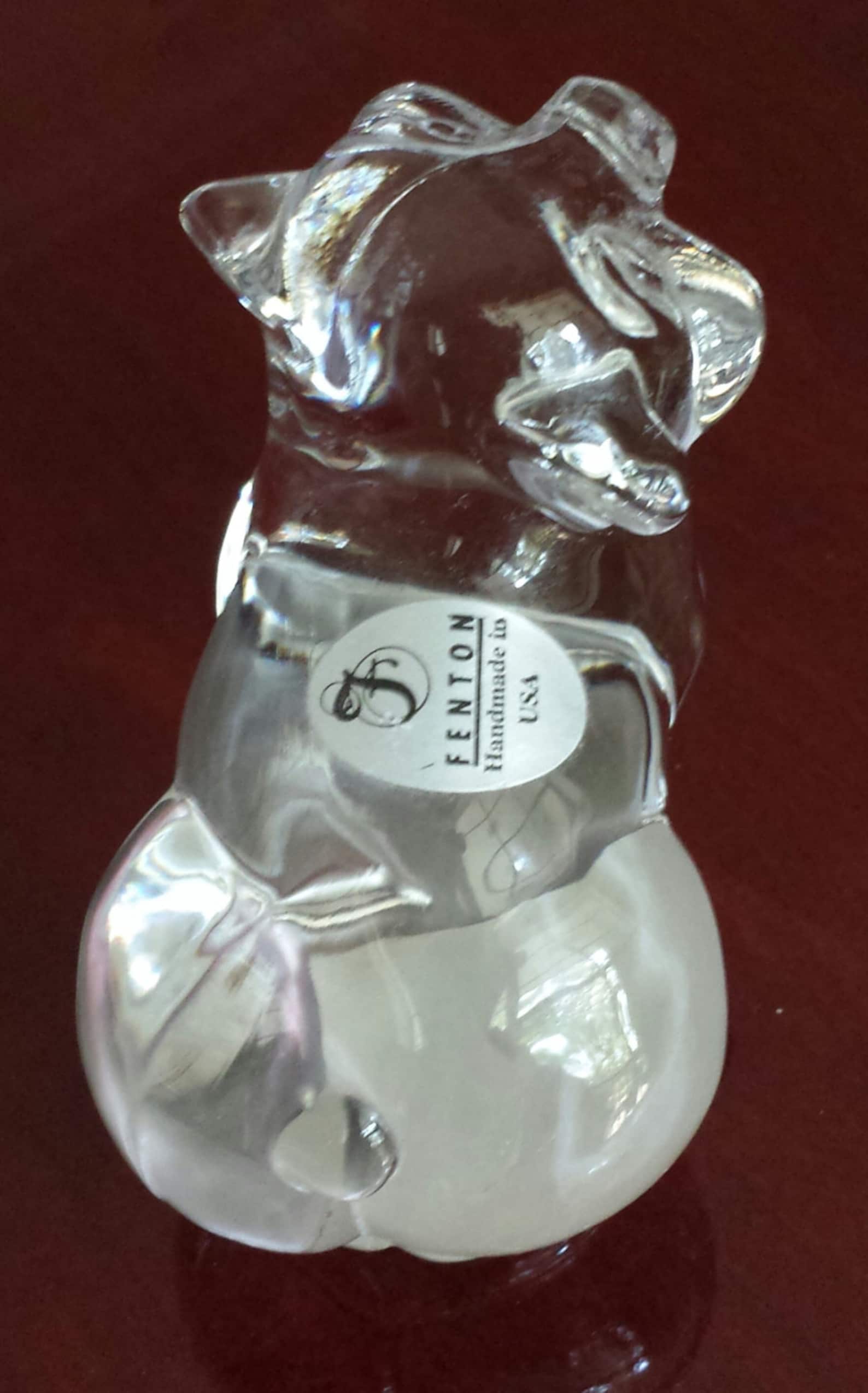 FENTON Art Glass Smiling Pig Collectible FENTON ART - Etsy