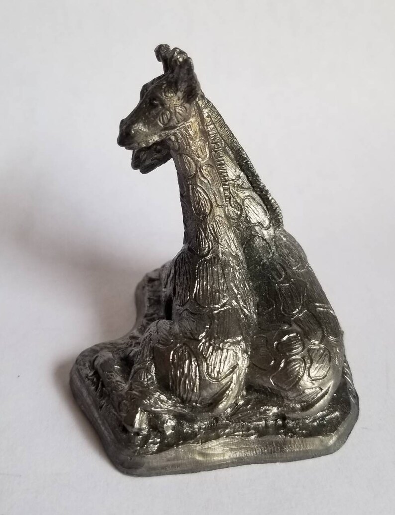Michael Ricker Pewter Giraffes Figurine, Giraffes Gift of Love Michael ...