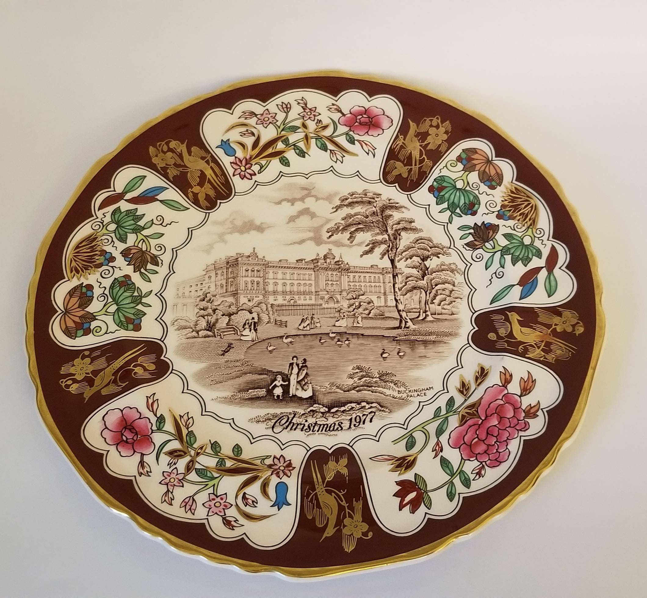 Vintage Masons Christmas 1977 Buckingham Palace Collectible Plate, Original Collectible Plate ...