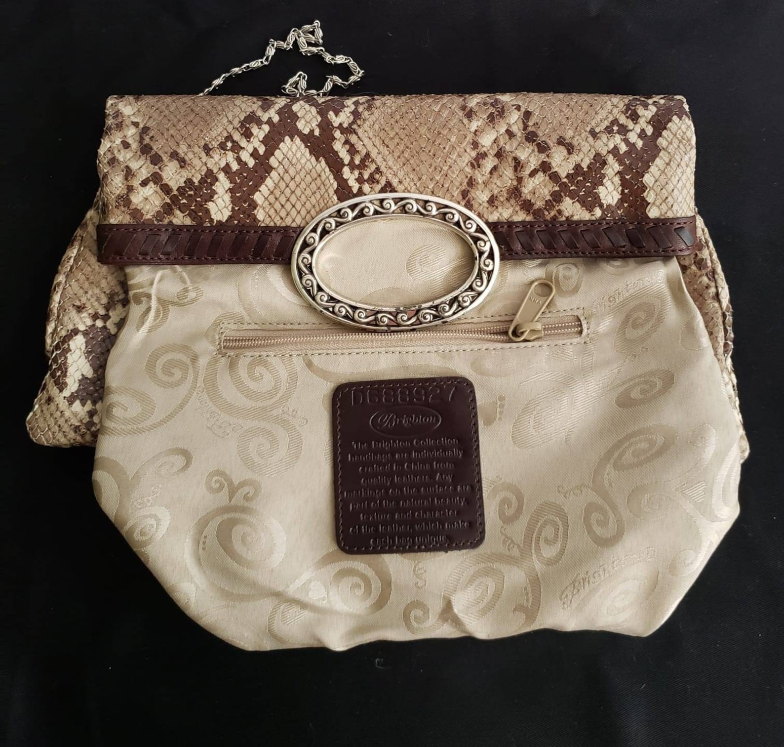 BRIGHTON Snakeskin Handbag Brighton Purse Vintage Handbag - Etsy