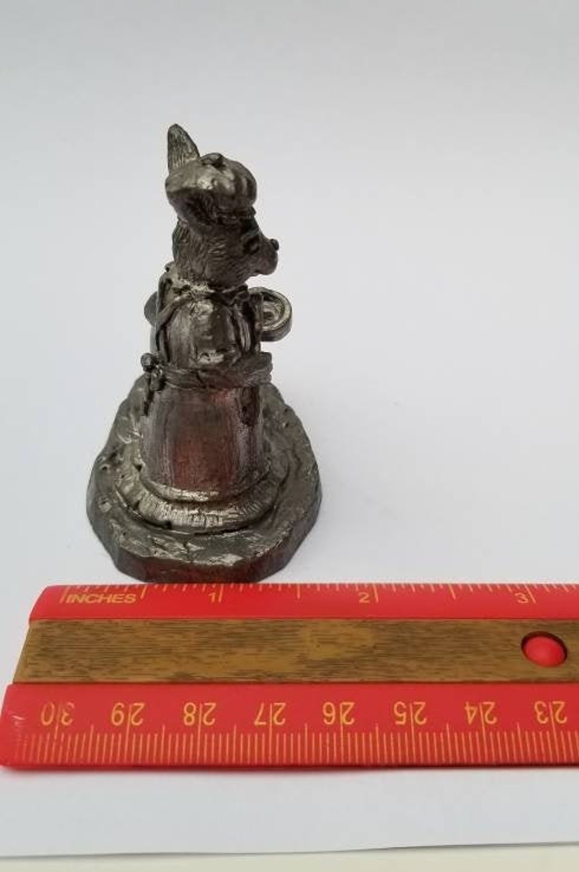 Michael Ricker Pewter Mary Gretchen Rabbit With Cooking Pot | Etsy