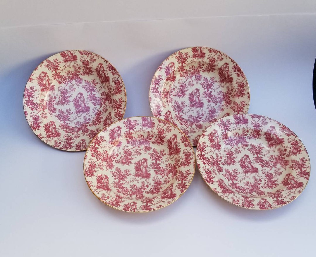 Vintage SET of 4 Soup Plates 8 A Special Place Made in China Soup Bowls ...