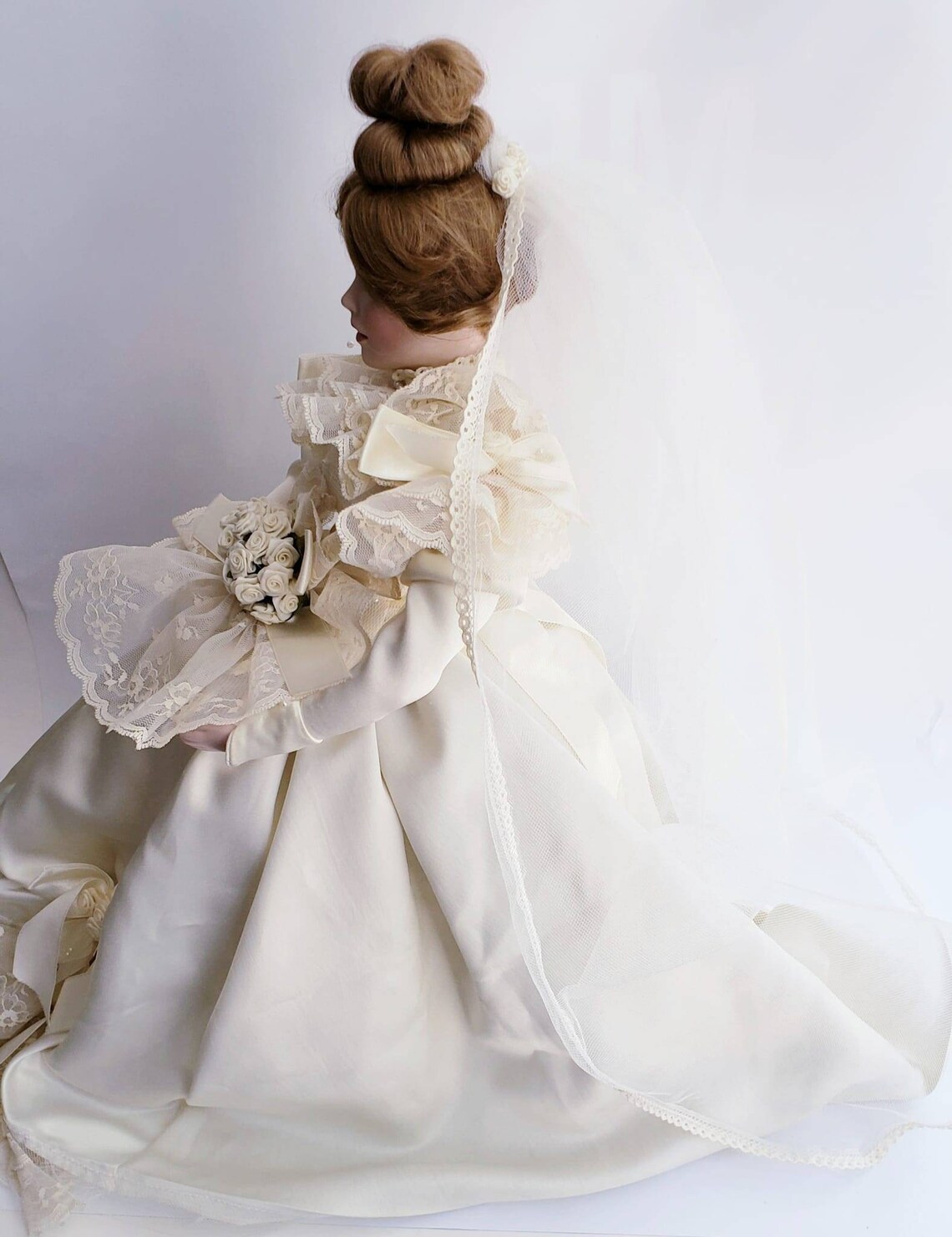 Tall Porcelain Doll A PORTRAIT of INNOCENCE Porcelain Bride - Etsy