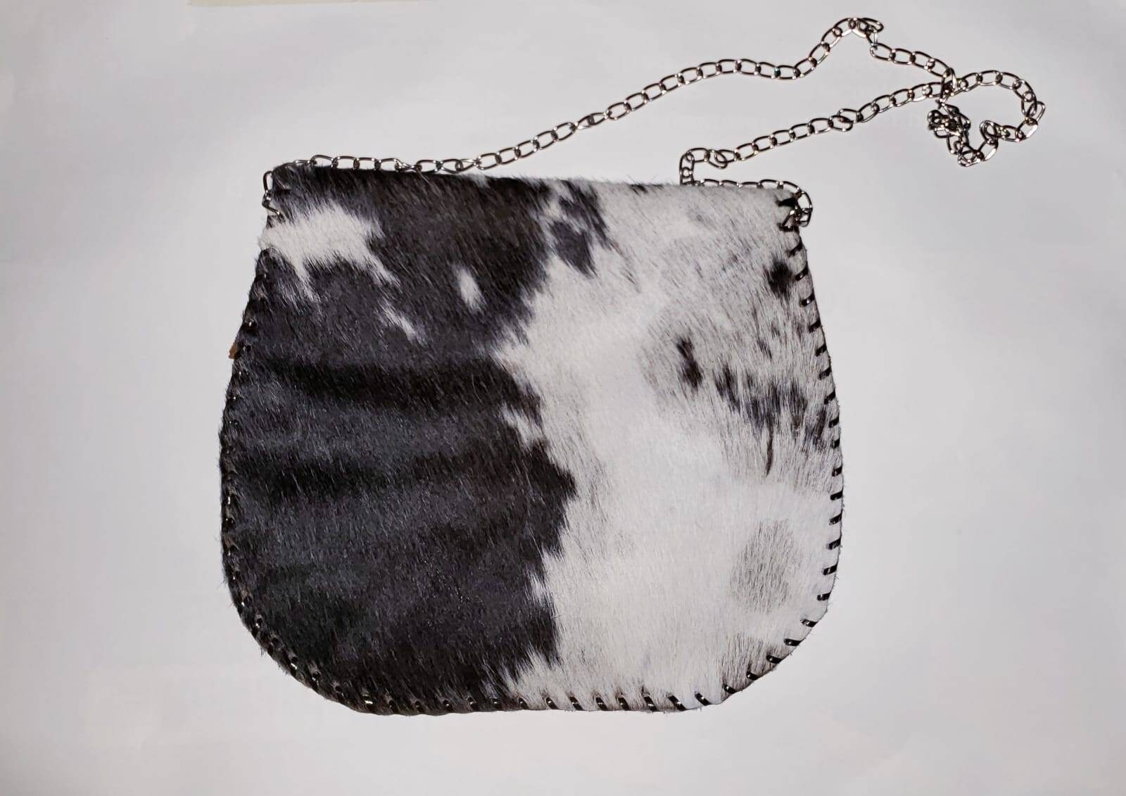 Genuine Cow Hair Purse, Genuine Leather Purse, Cowhide Leather Shoulder ...