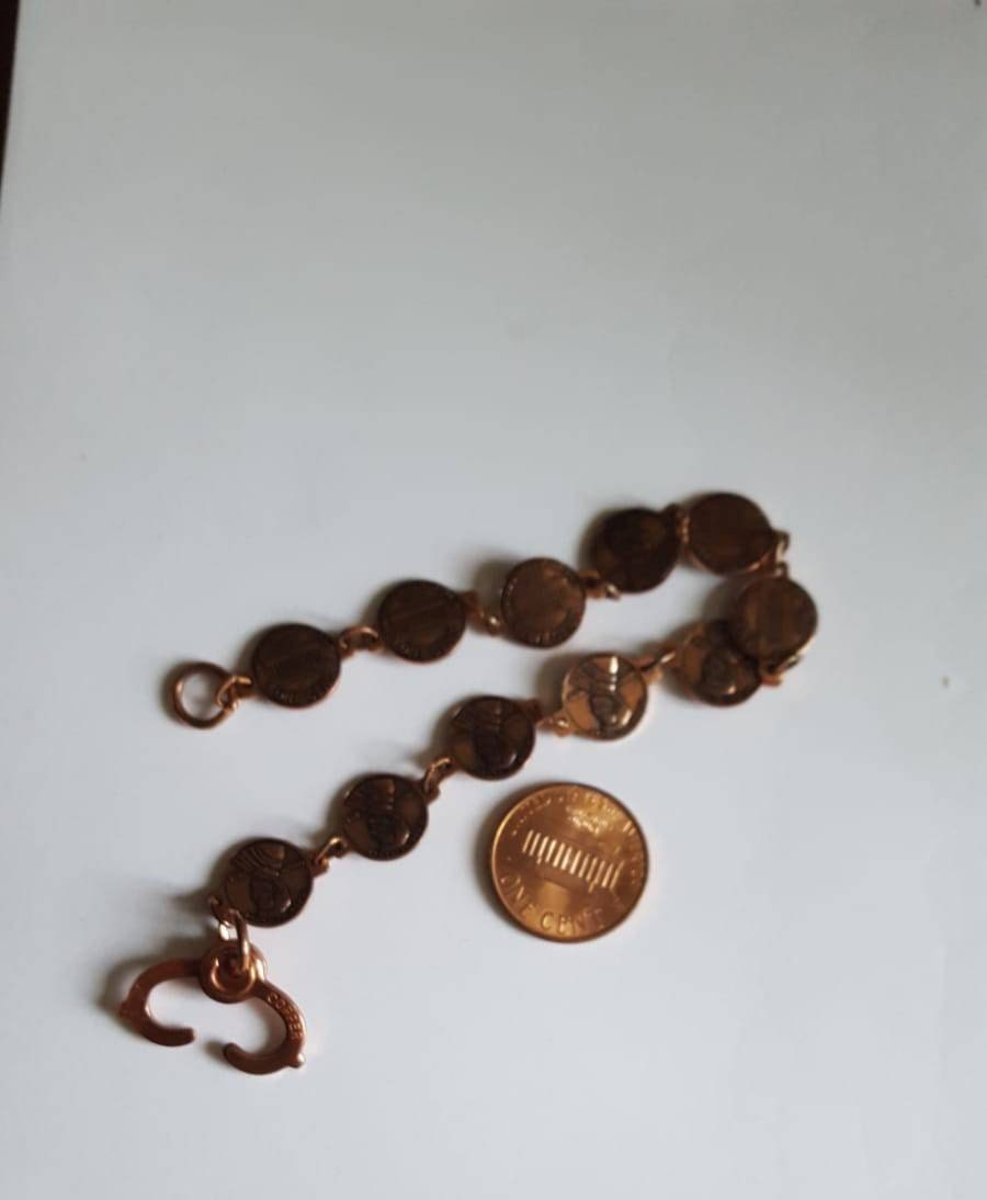 Copper Mini-penny Bracelet - Etsy