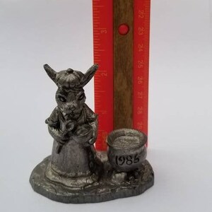 Michael Ricker Pewter Mary Gretchen Rabbit With Cooking Pot Figurine ...