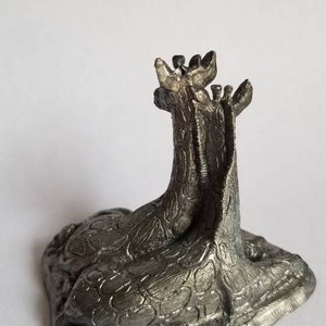 Michael Ricker Pewter Giraffes Figurine, Giraffes Gift of Love Michael ...