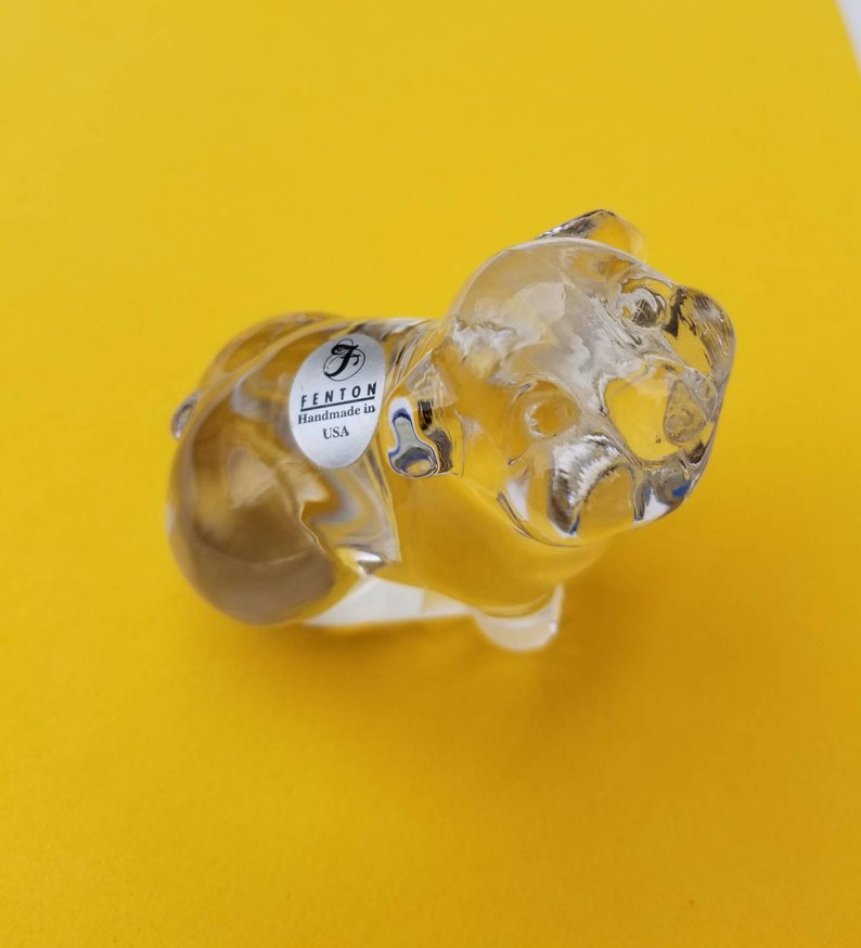 FENTON Art Glass Smiling Pig Collectible FENTON ART - Etsy