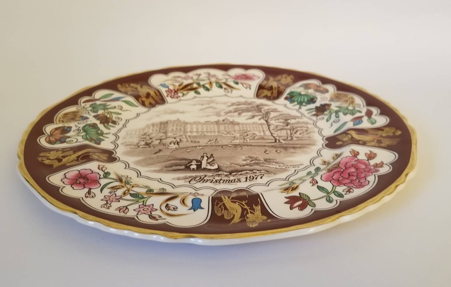 Vintage Masons Christmas 1977 Buckingham Palace Collectible Plate, Original Collectible Plate ...