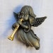 Vintage Signed Dana Angel With Gold Trumpet Brooch Signed - Etsy