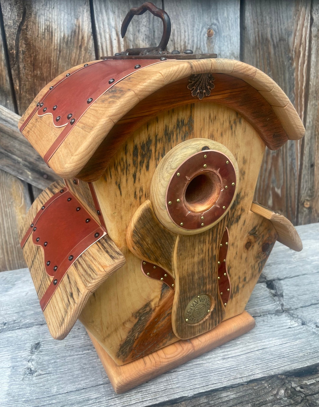 Beautiful Birdhouse Barnwood Villa Handmade Reclaimed Bird House Gift ...