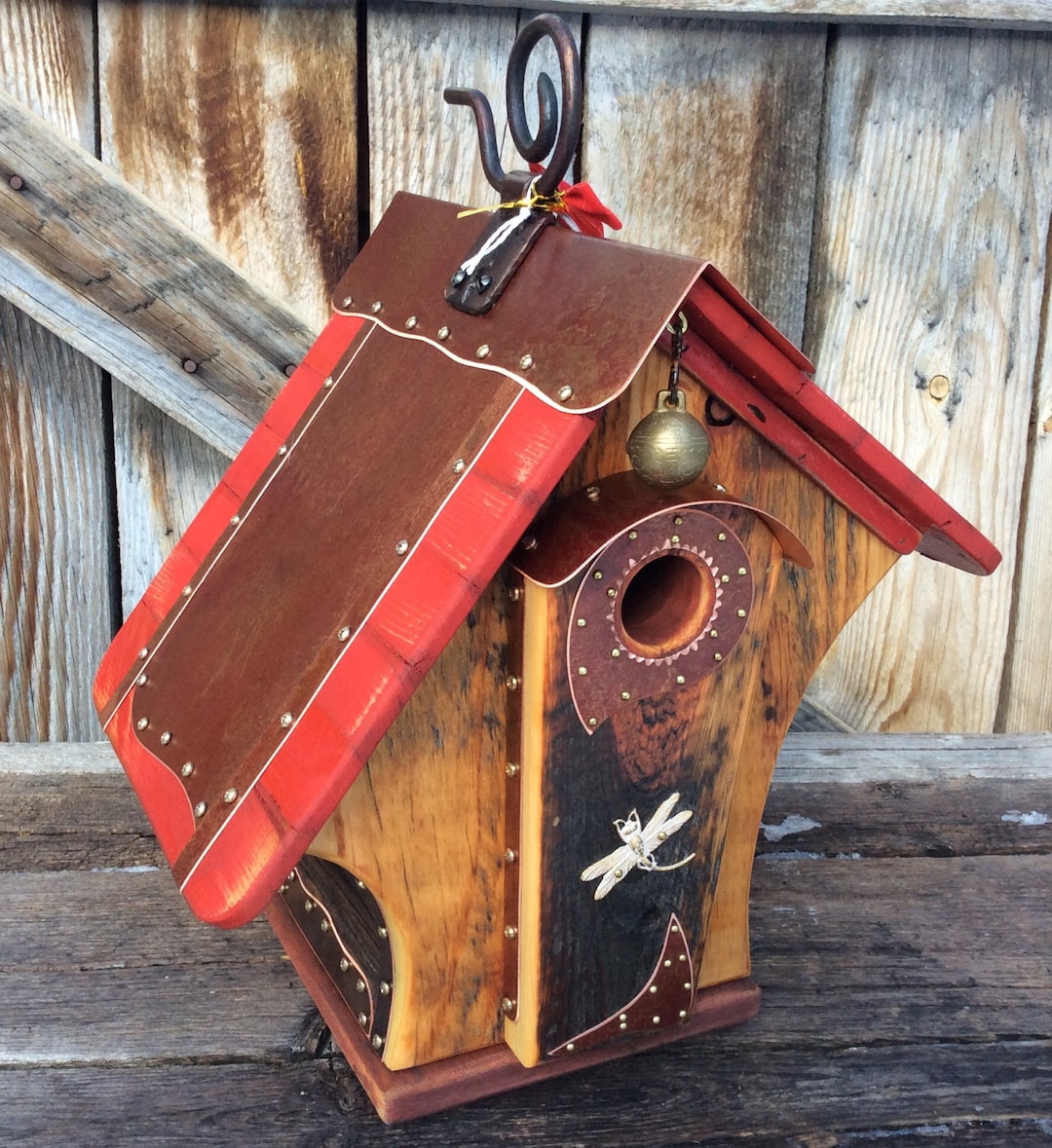 Nest Box Barnwood Birdhouse Reclaimed Recycled Handmade Wedding ...