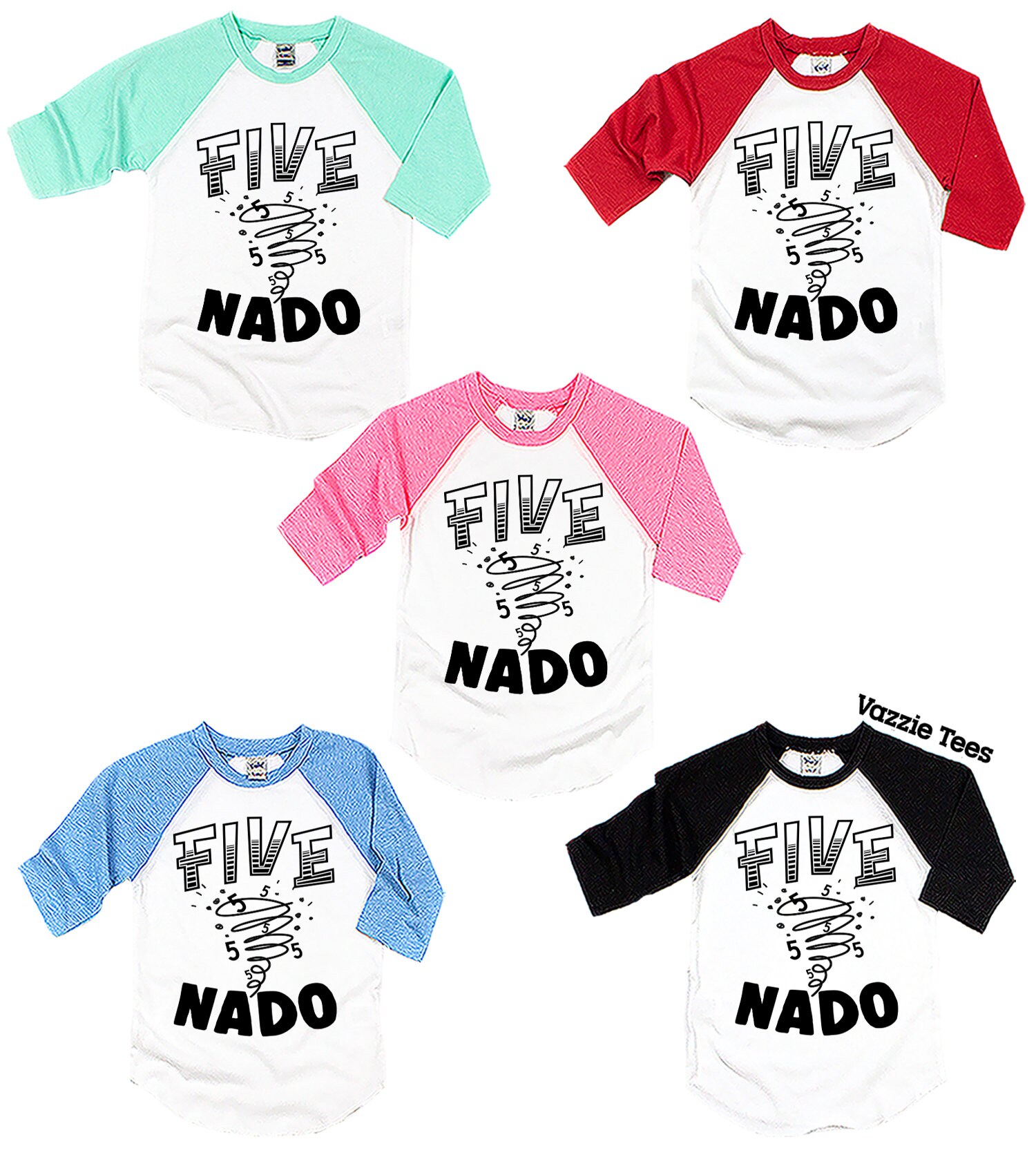 Fivenado Birthday Shirt Fifth Birthday 5 Year Old Unisex - Etsy
