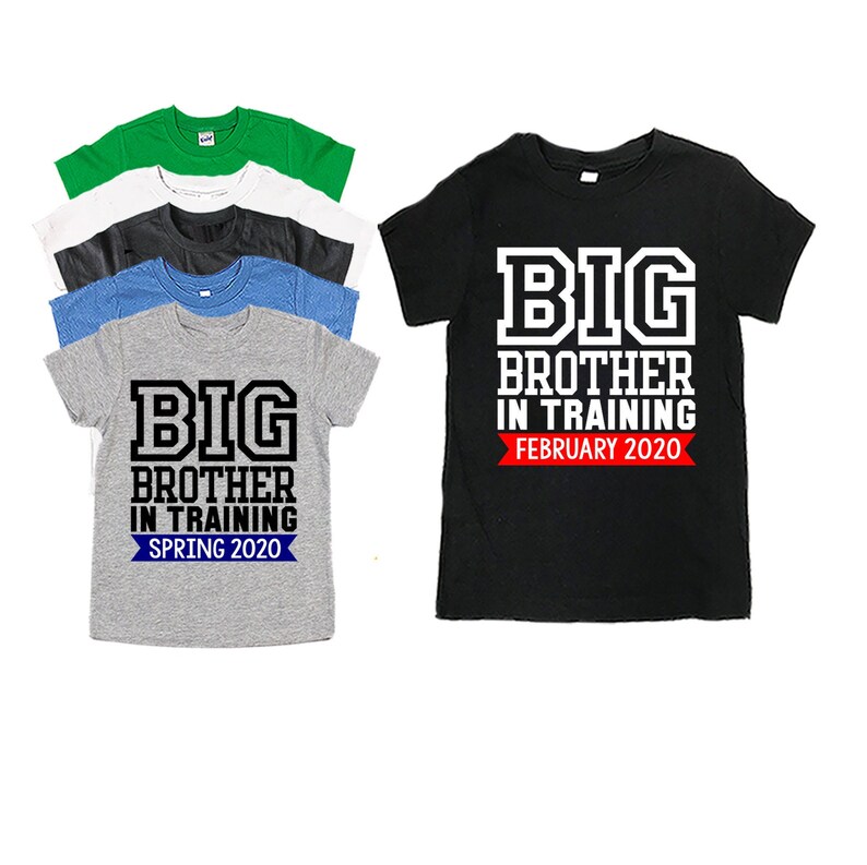 Big Brother in Training Shirt Personalized Big Brother | Etsy