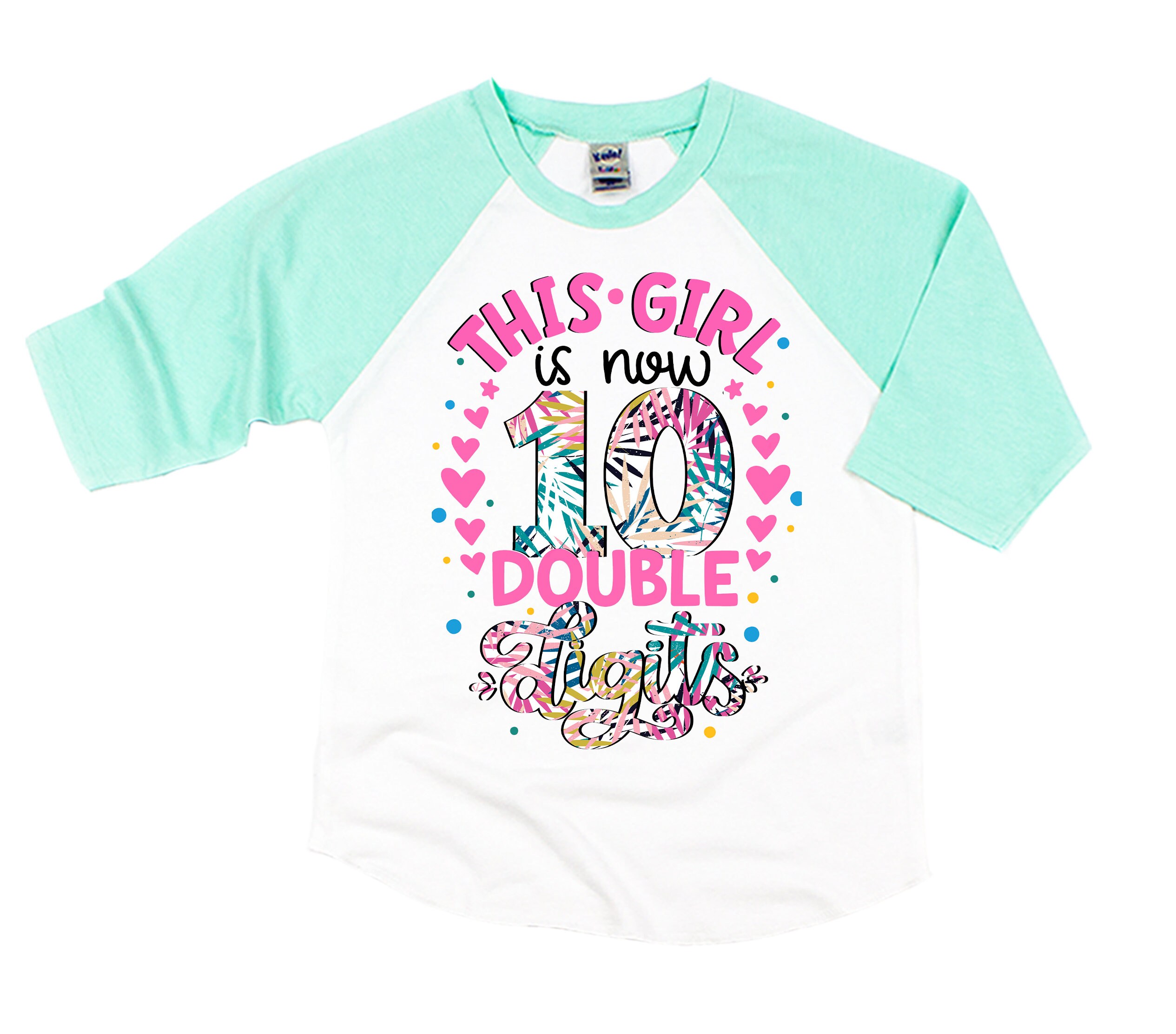 This Girl is Now Double Digits Shirt 10 Double Digits - Etsy