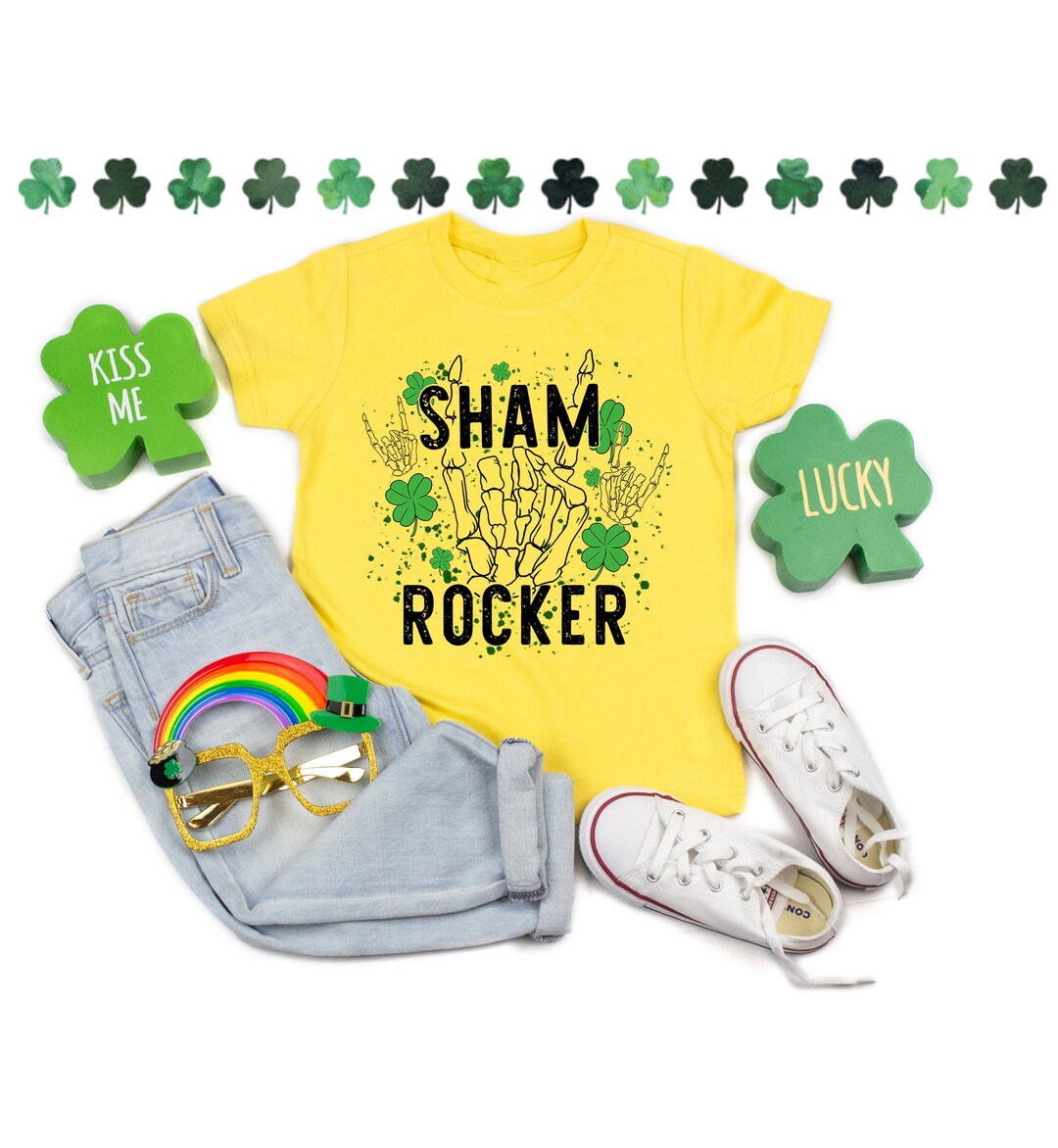 Sham Rocker St. Patrick's Day Shirt Unisex Kids' Tees St Paddy's Day ...