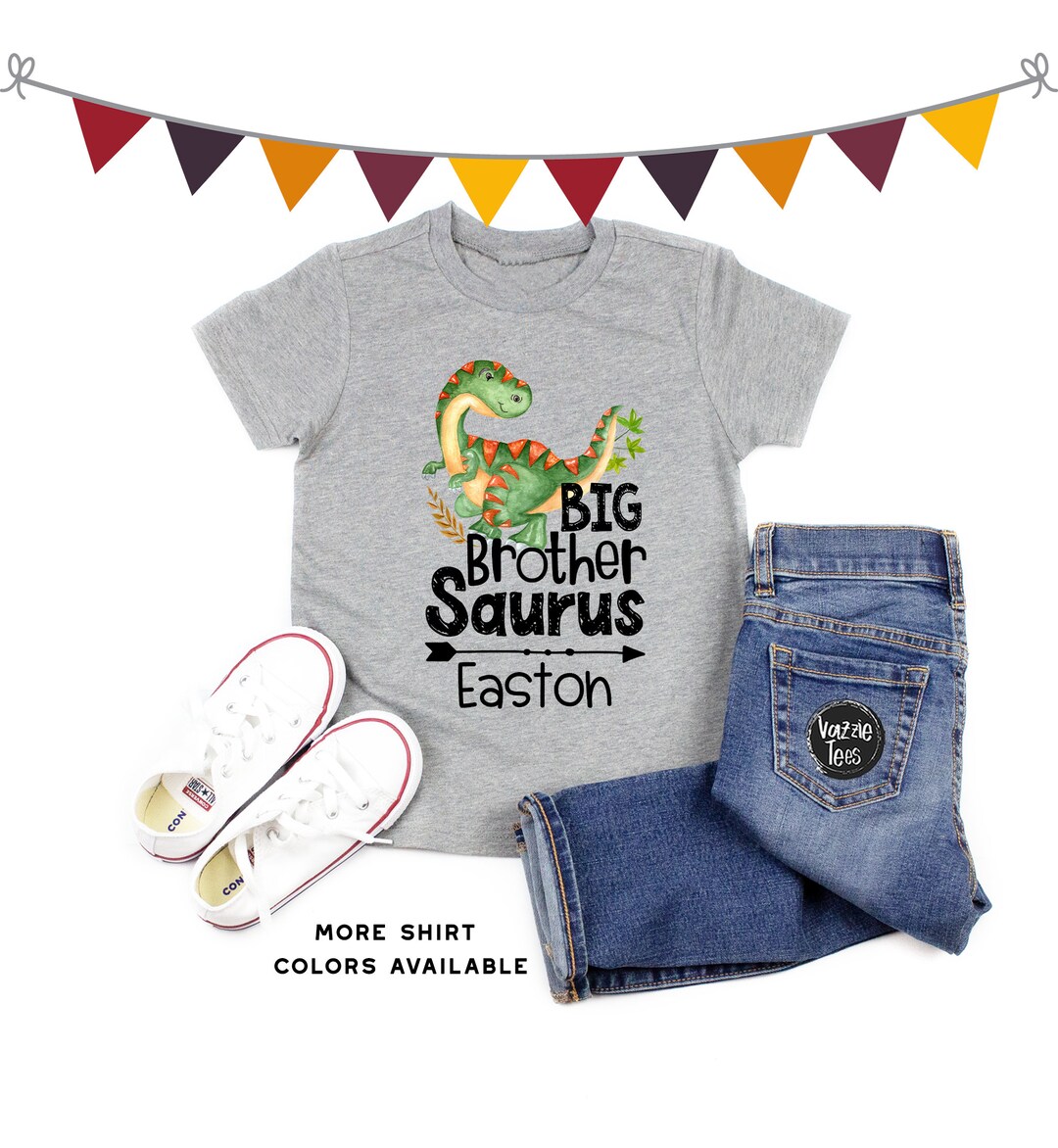 Big Brother Saurus Brother Saurus Rex Dinosaur Big Brother - Etsy