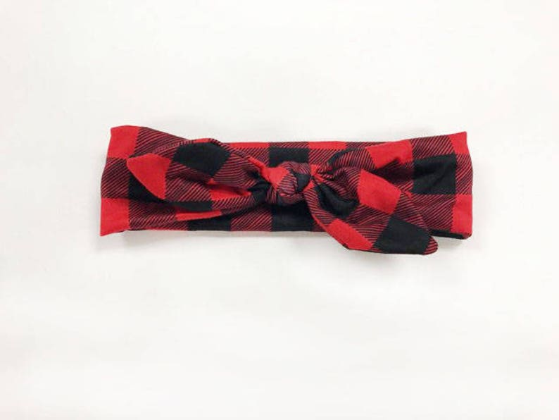 Buffalo Plaid Headbands Knot Headbands Turban Headbands Etsy