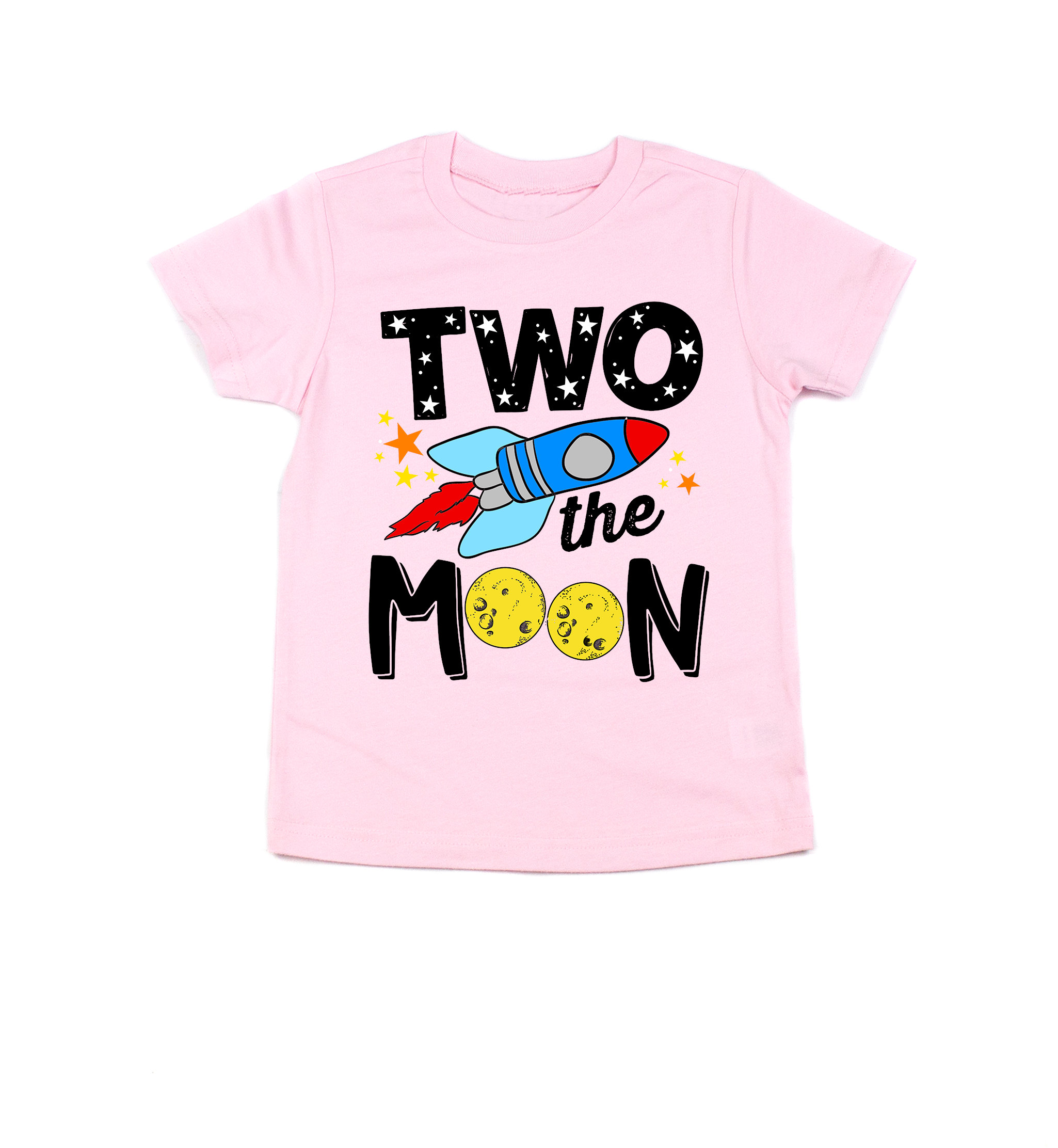 Two the Moon Birthday Shirt 2nd Birthday Shirt Space Theme - Etsy