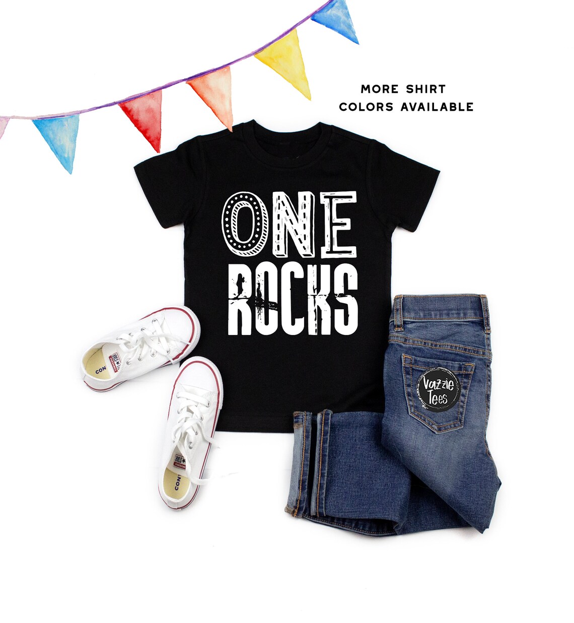 ONE Rocks Shirt First Birthday One Year Old Rock and - Etsy