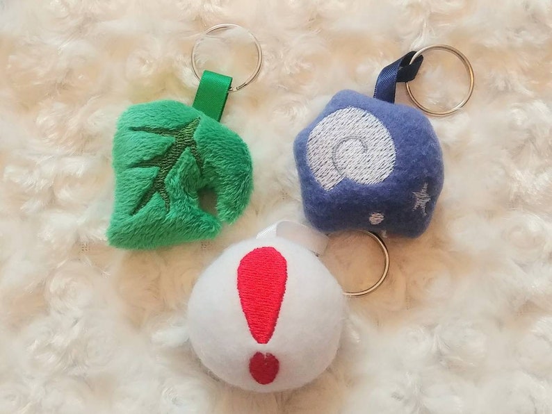 Animal Crossing inspired Plush Keychain Video Game Key Chain | Etsy