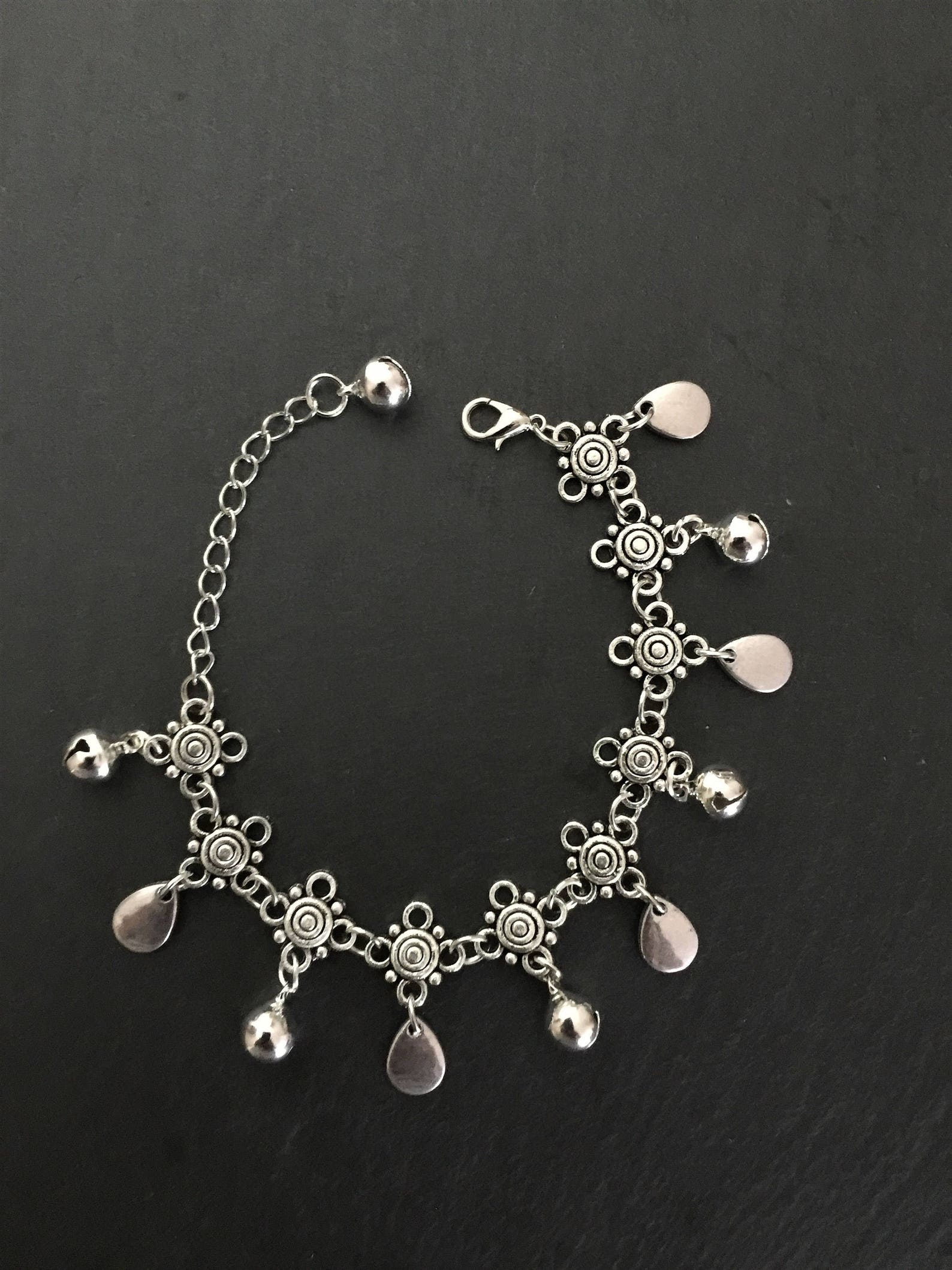 Silver Anklet Anklet Bells Anklet Women Anklet Beach - Etsy UK