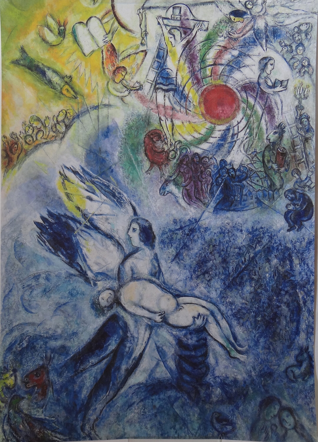 Marc Chagall, Museum Art Poster, Creation of the World, Biblical Story ...