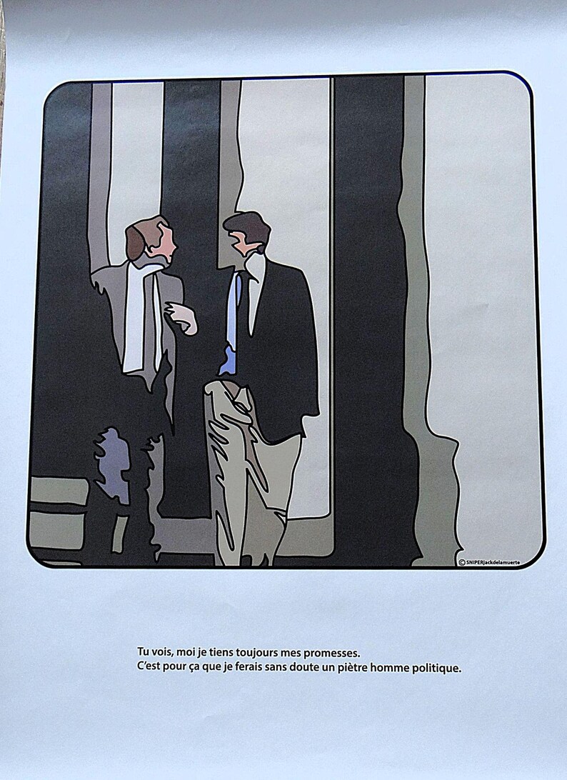 Vintage French Political Satire Print by Jacques Filippi – Funny ...