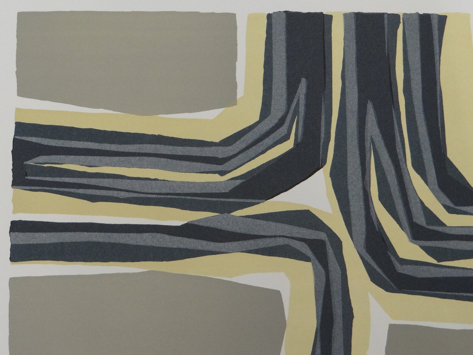 Raoul Ubac, Lithography, Abstract Art, Twists, Shapes and Colors ...