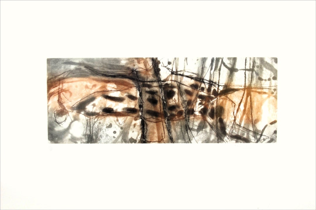 Pierre Zucchelli, S/n Original Etching, Dream Print, Abstract Art ...